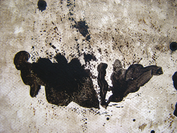 Trace 1, peinture contemporaine - édition limitée - 50 exemplaires